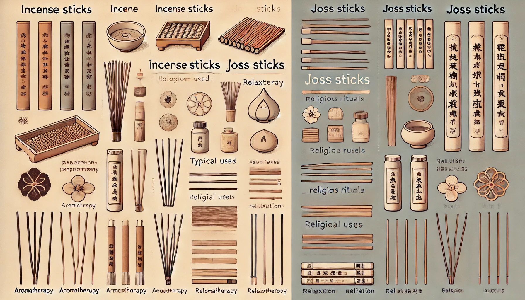 お香 お線香 違い｜初心者向け5ステップでわかるお香とお線香の使い分け術